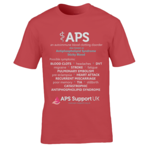 APS Support UK | Awareness T-Shirts | Antiphospholipid Syndrome